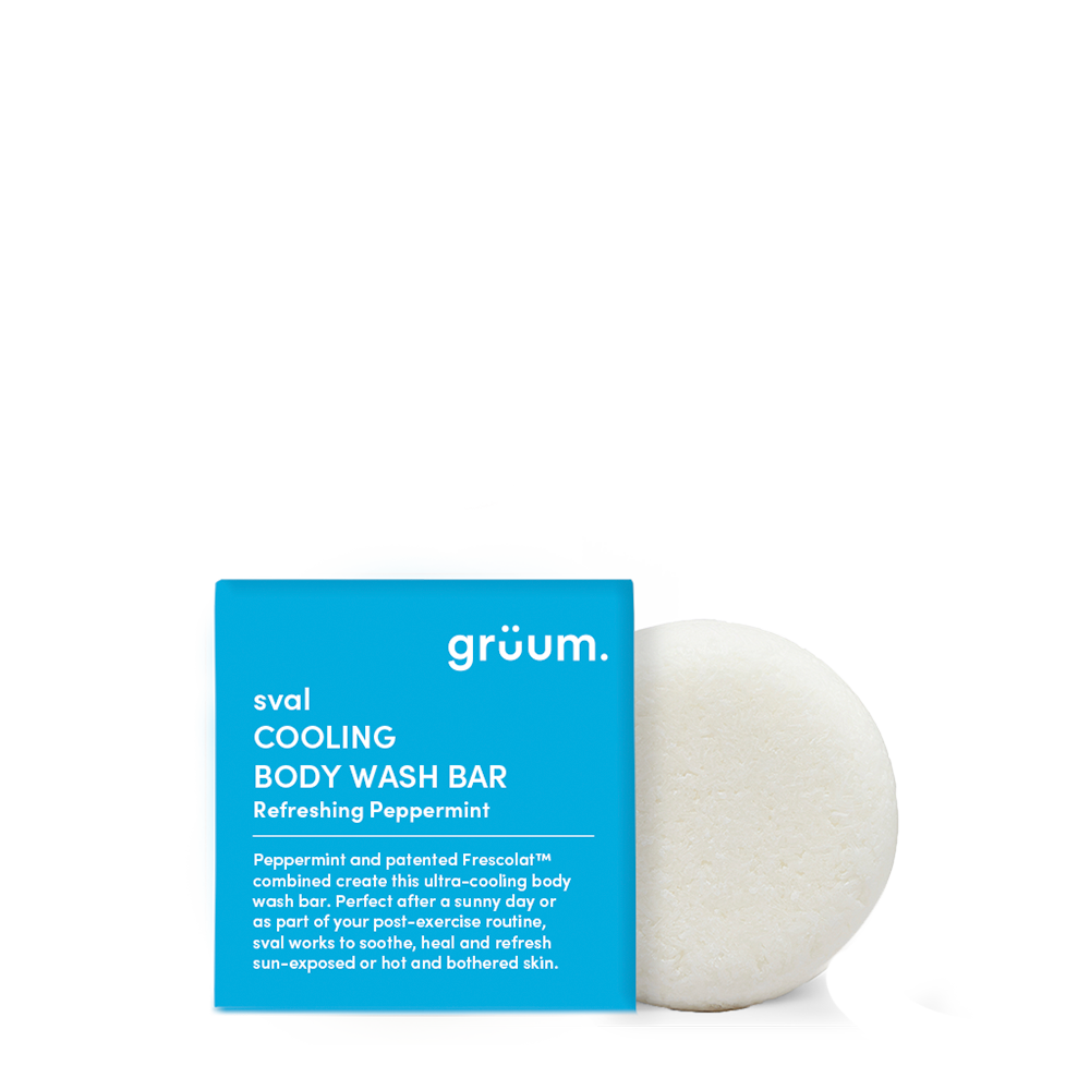 sval Cooling Body Wash Bar - Peppermint | 25g | grüum