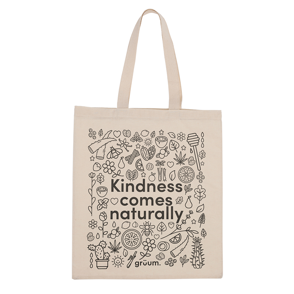 Tote Bag - Kindness Comes Naturally - grüum
