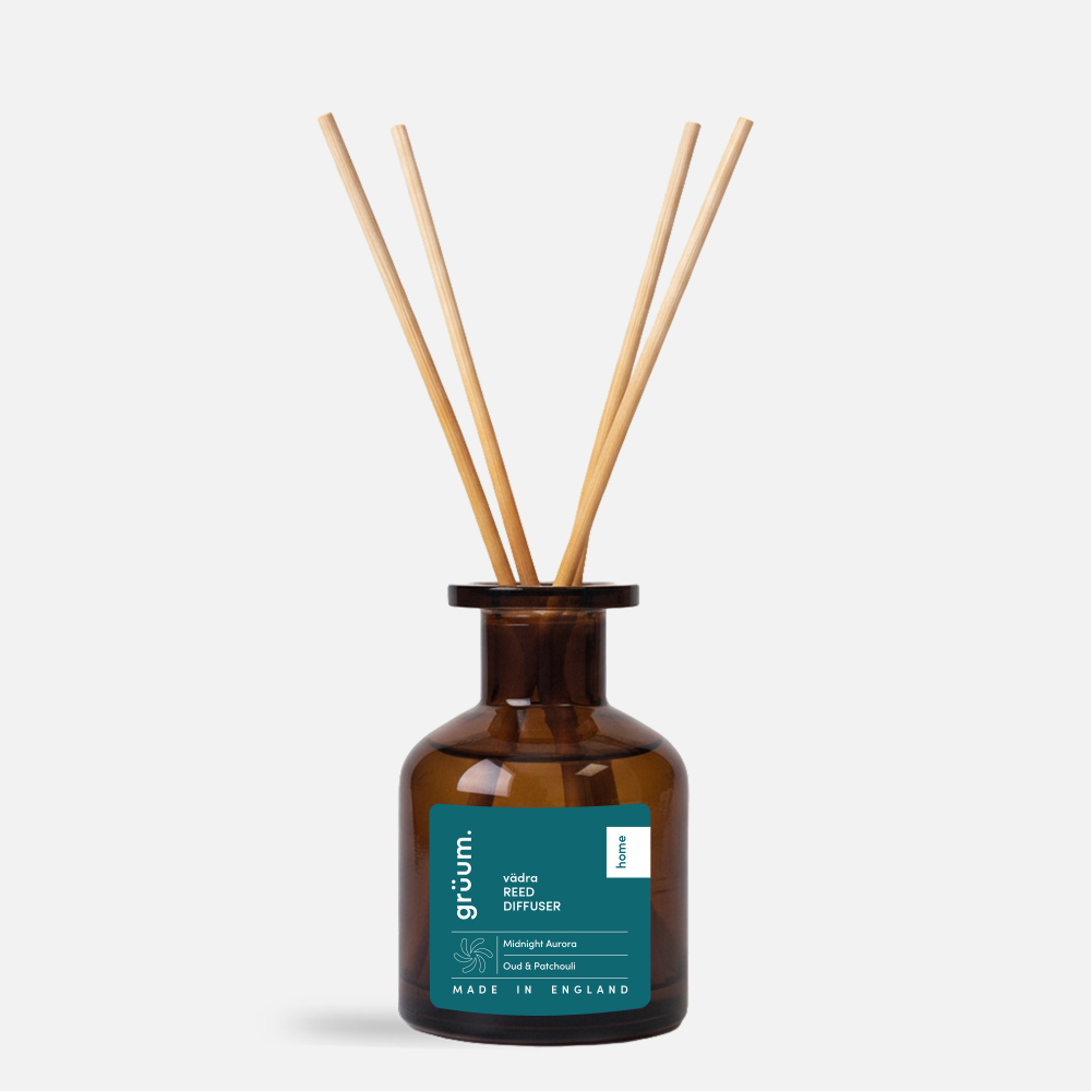 vädra Reed Diffuser – Midnight Aurora | 140ml | grüum